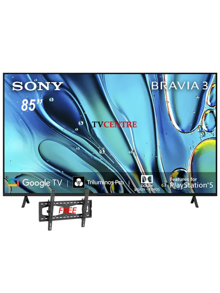 Sony 85” S30 Bravia 3 4K HDR Google TV - 85S30 - TV CENTRE KENYA LTD